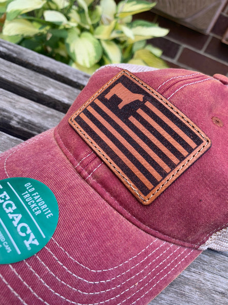 Legacy Hats OFA Laser Engraved Leather Patch Unstructured Hat- Show St ...